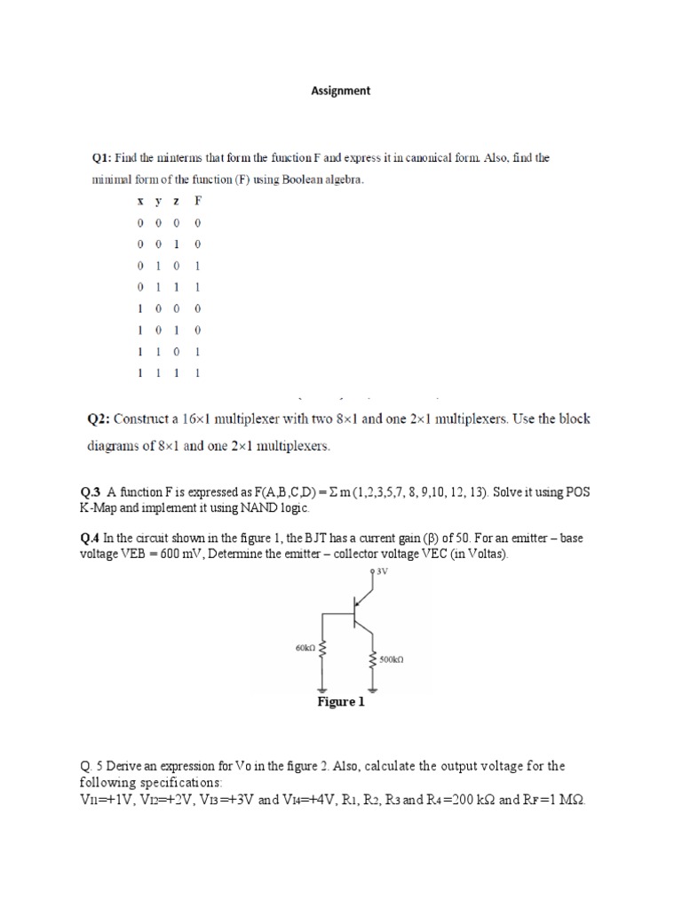 Assignment | PDF | Science & Mathematics | Technology & Engineering