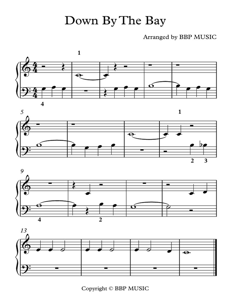 Down by The Bay | PDF