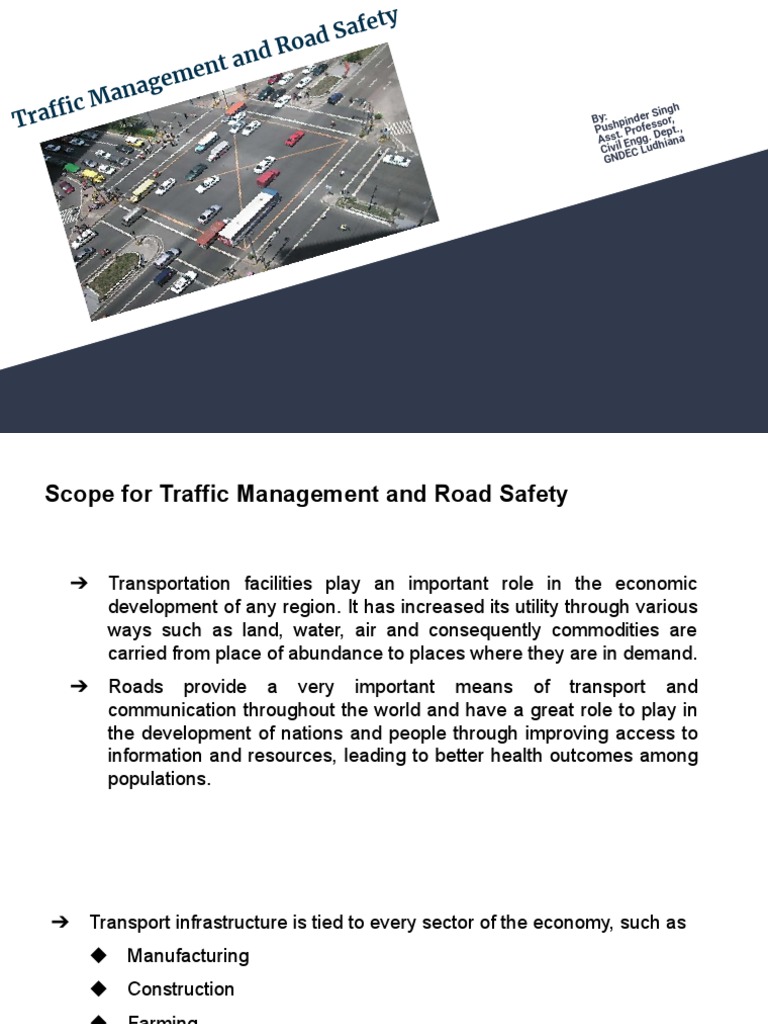 Traffic Management and Road Safety Insights | PDF | Traffic | Road ...