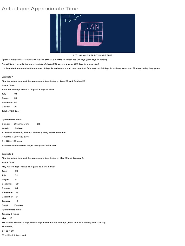 Actual & Appropriate Time | PDF | Mathematics | Applied Mathematics