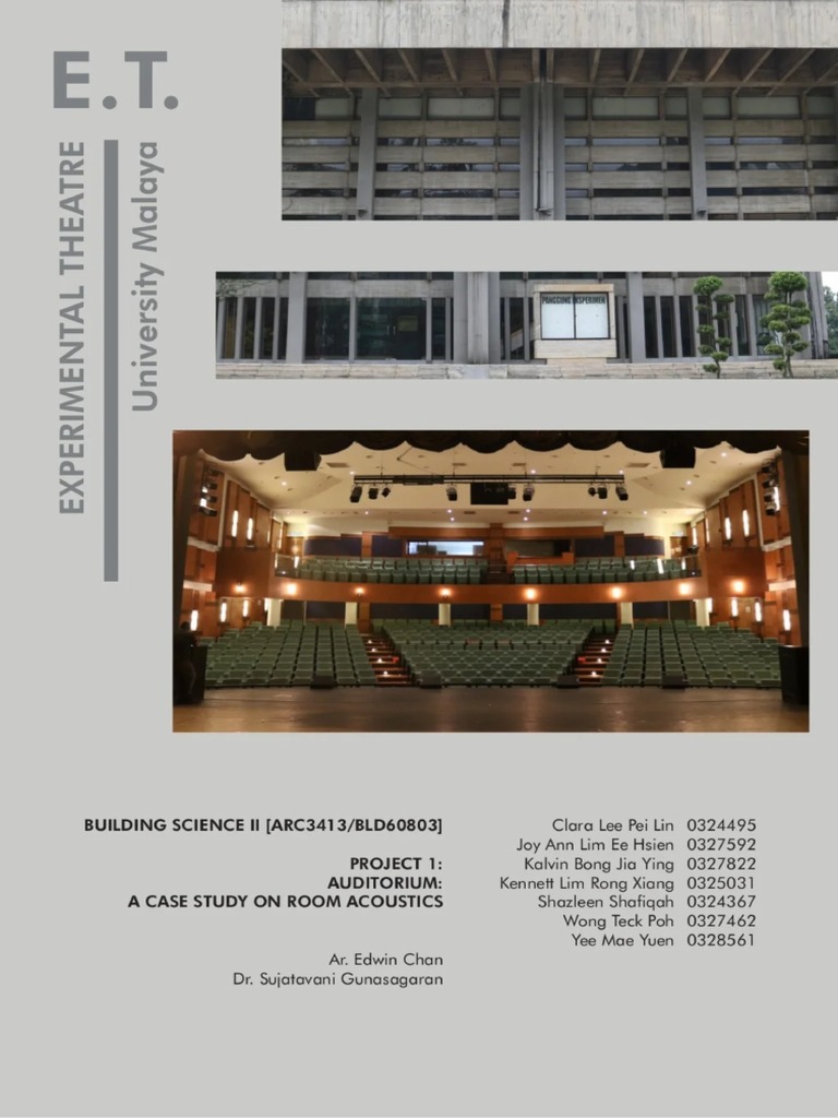 Auditorium - A Case Study On Room Acoustics | PDF