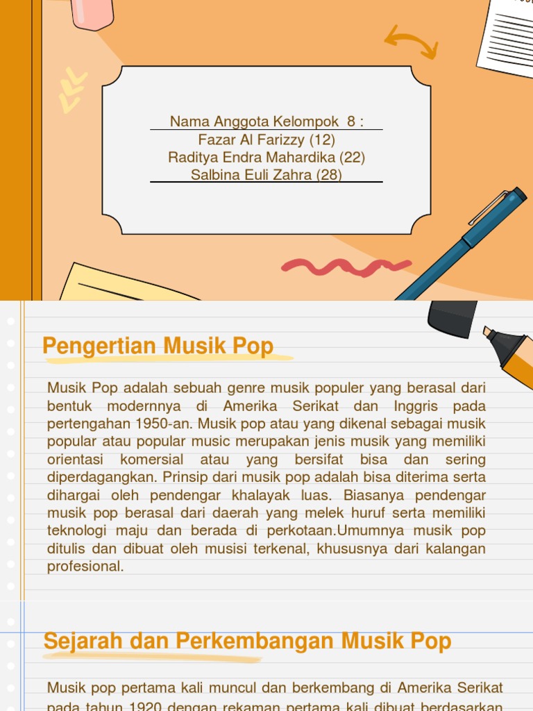 SBK Musik Pop Kel.8 | PDF | Seni