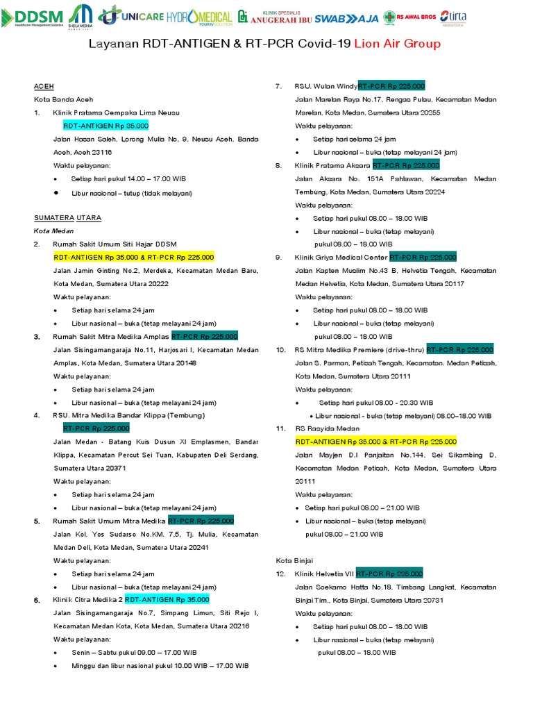 Medical Clinic Locations | PDF