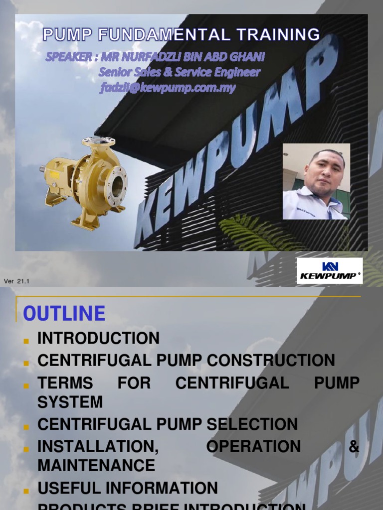 Pump Fundamental Training Latest 2021 | PDF | Pump | Valve