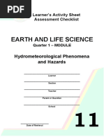 Earth Science Gr. 11 Module 1 - Quarter 1 | PDF