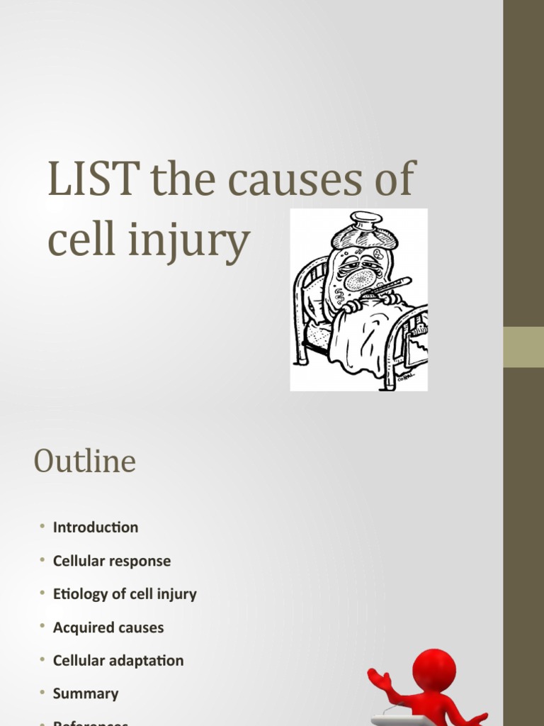 LIST The Causes of Cell Injury | PDF | Chemistry | Biology