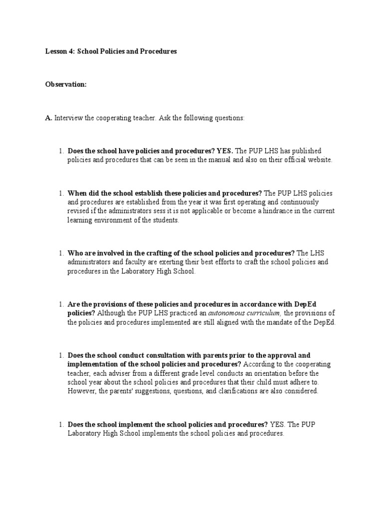 LESSON 4 FS 1 CHAPTER 6.edited | PDF | Teachers | Learning