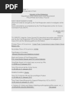 First Responder Form | PDF
