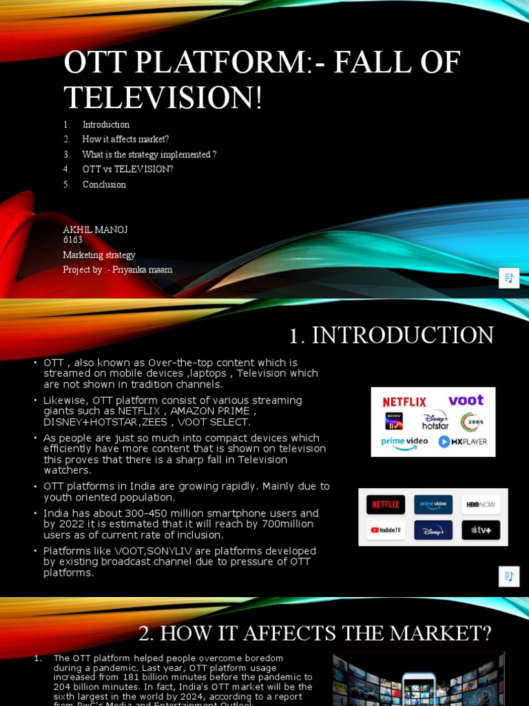 Ott Platform | PDF | Streaming Media | Satellite Television