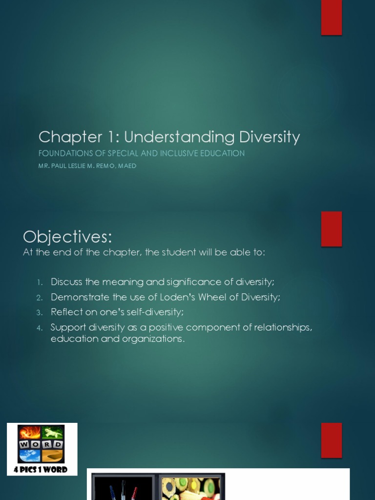 Chapter 1 - Understanding Diversity | PDF | Disability | Multiculturalism