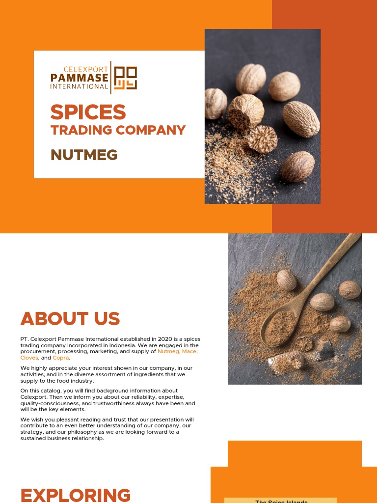 Nutmeg Trading Company | PDF | Nutmeg | Spice