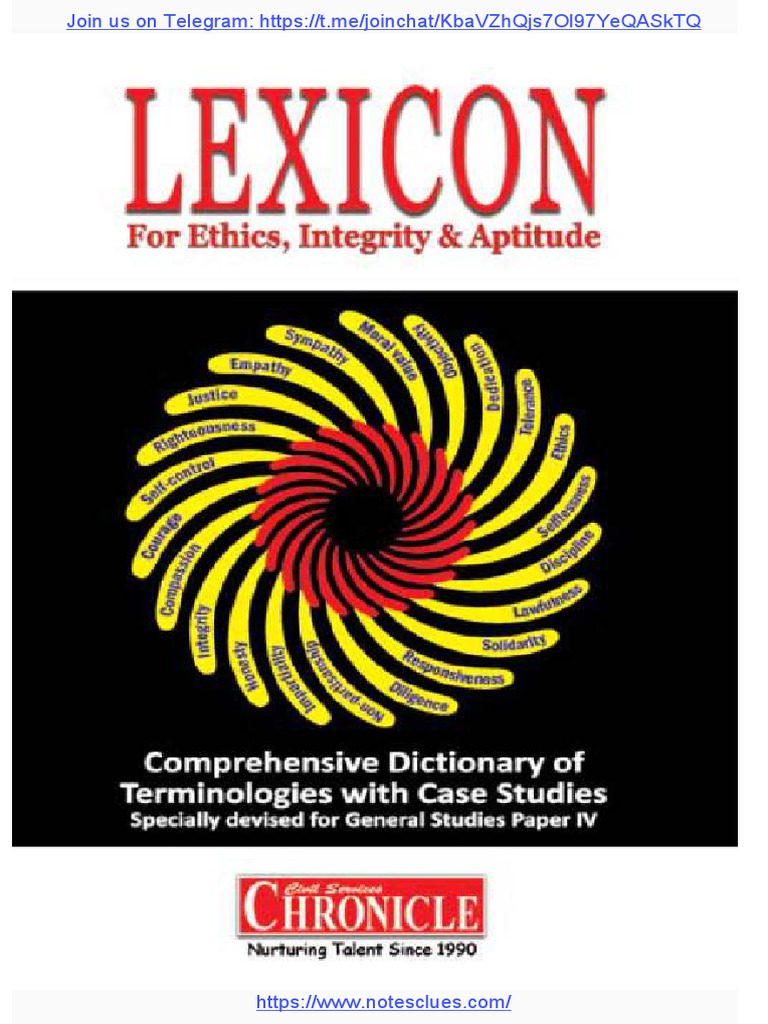 Lexicon Ethics PDF | PDF