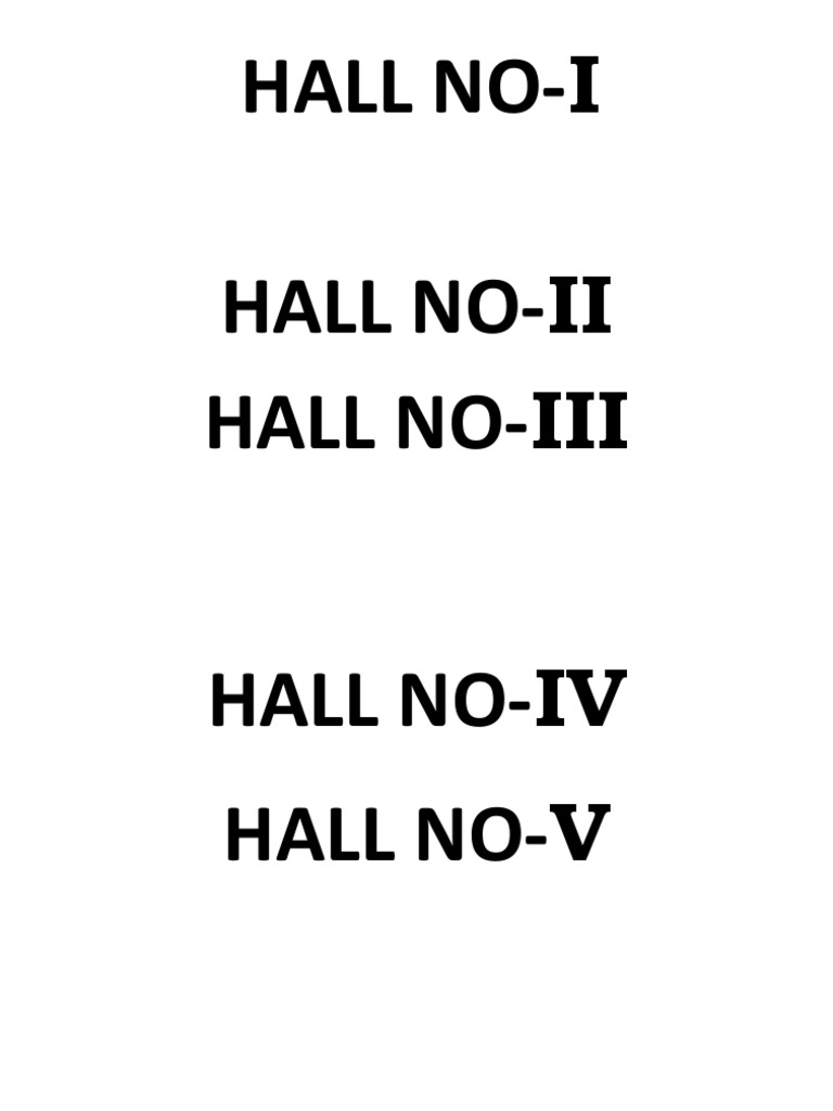 Hall No | PDF | Art