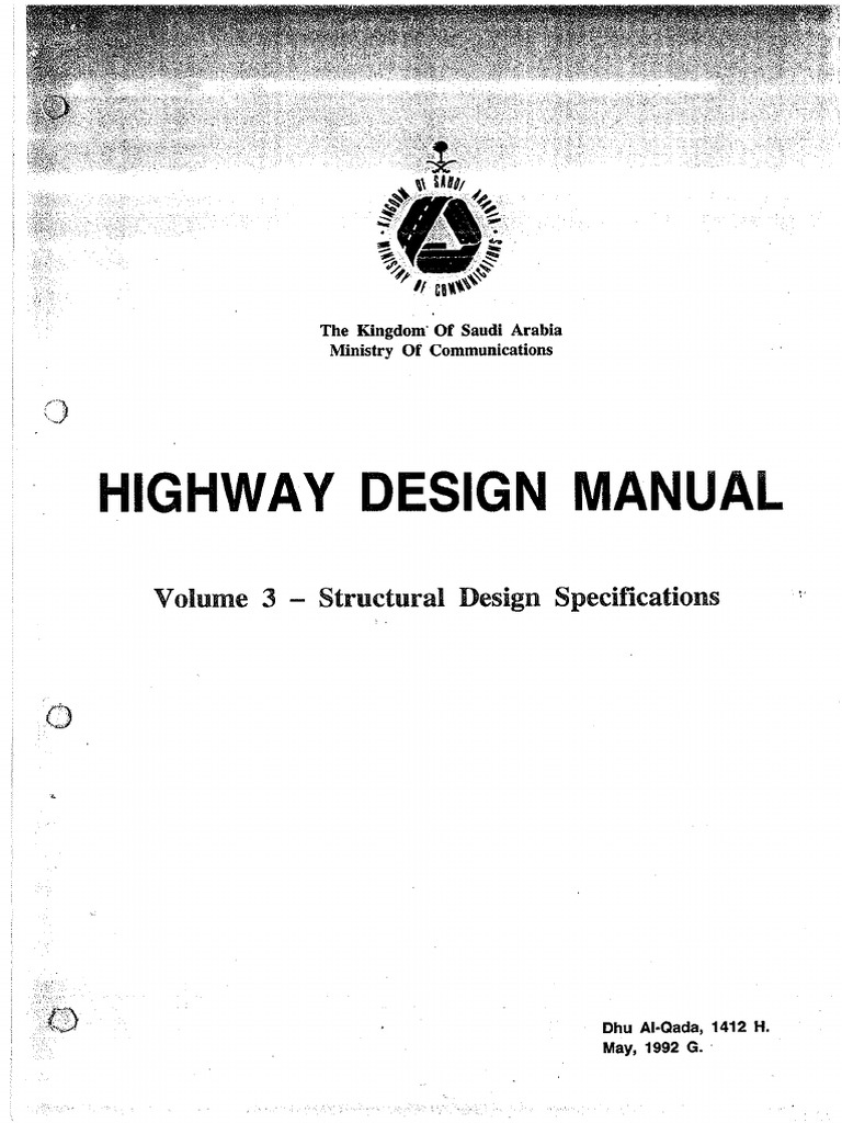 Saudi MOT Structural Design | PDF