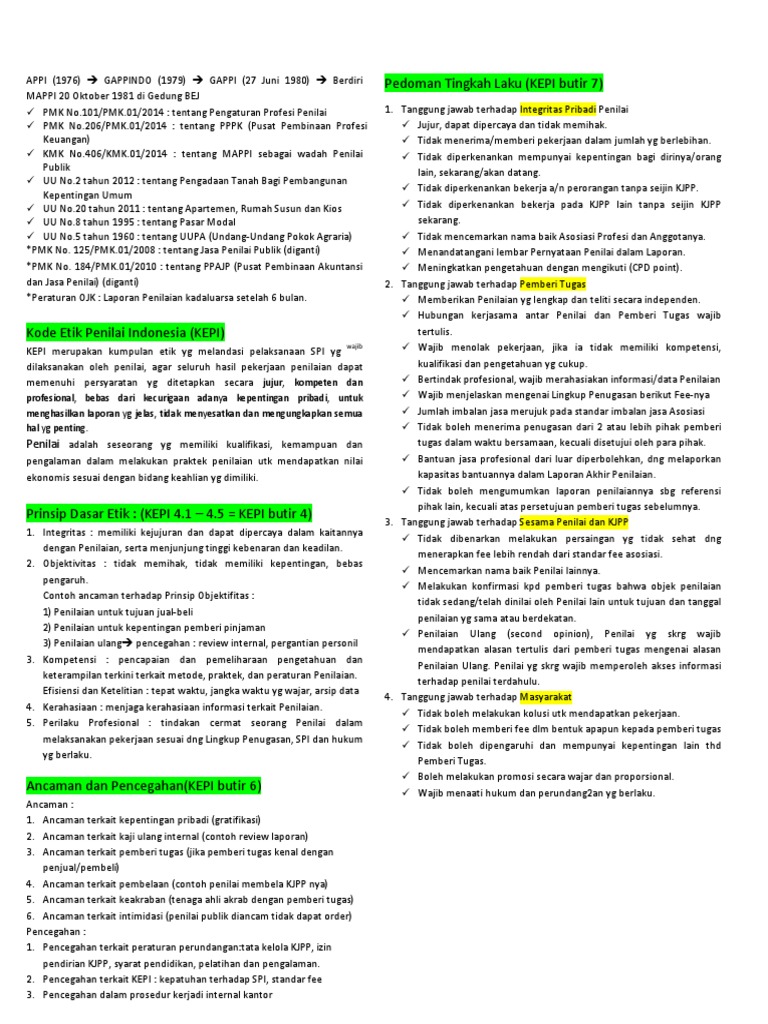 Ringkasan PDP 1 & PDS | PDF