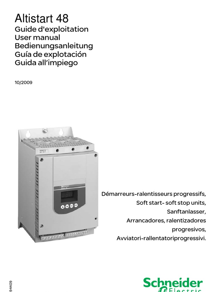 Schneider VFD Operating Manual | PDF