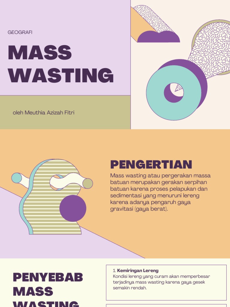 Mass Wasting | PDF | Perjalanan | Sains & Matematika