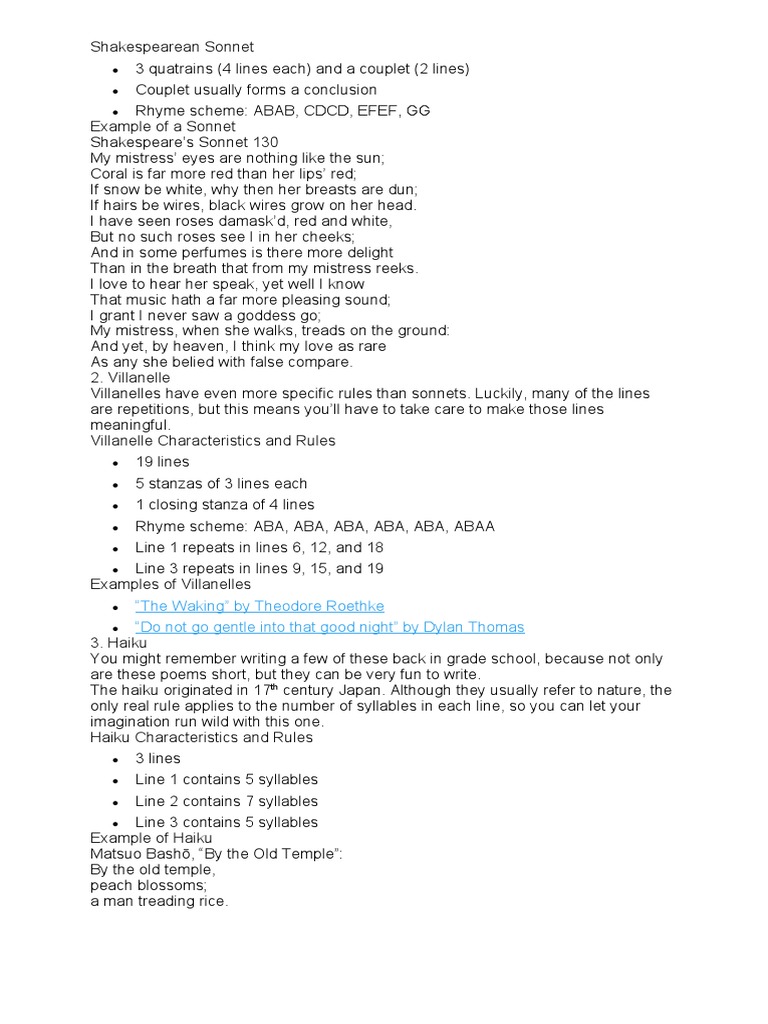 Anything About Poems | PDF | Poetry | Poetic Form
