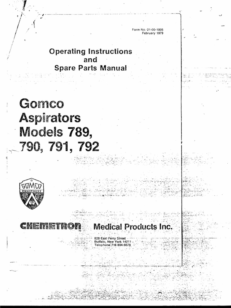 650-Gomco-789-790-791-792-Usuario y Lista de Partes (2020 - 09 - 09 13 ...