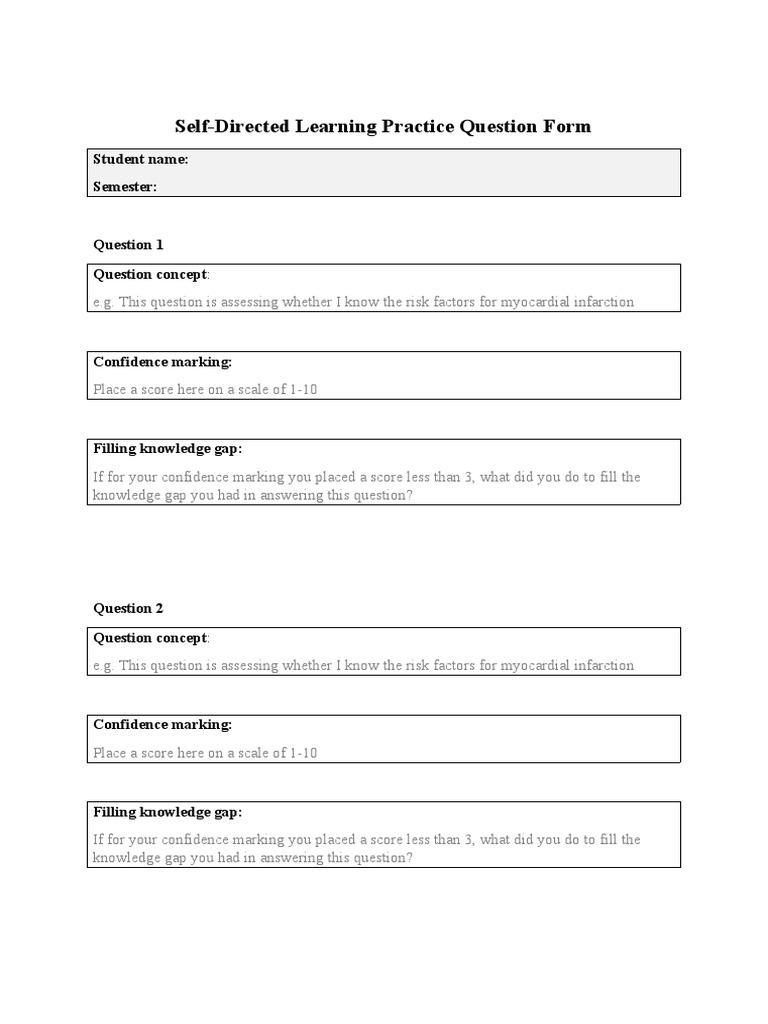 SDL Practice Question Form | PDF | Question | Risk