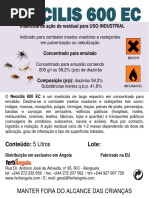 Inseticida Lambda-Cialotrina e Tiametoxam | PDF | Inseticida | Embalagem e rotulagem