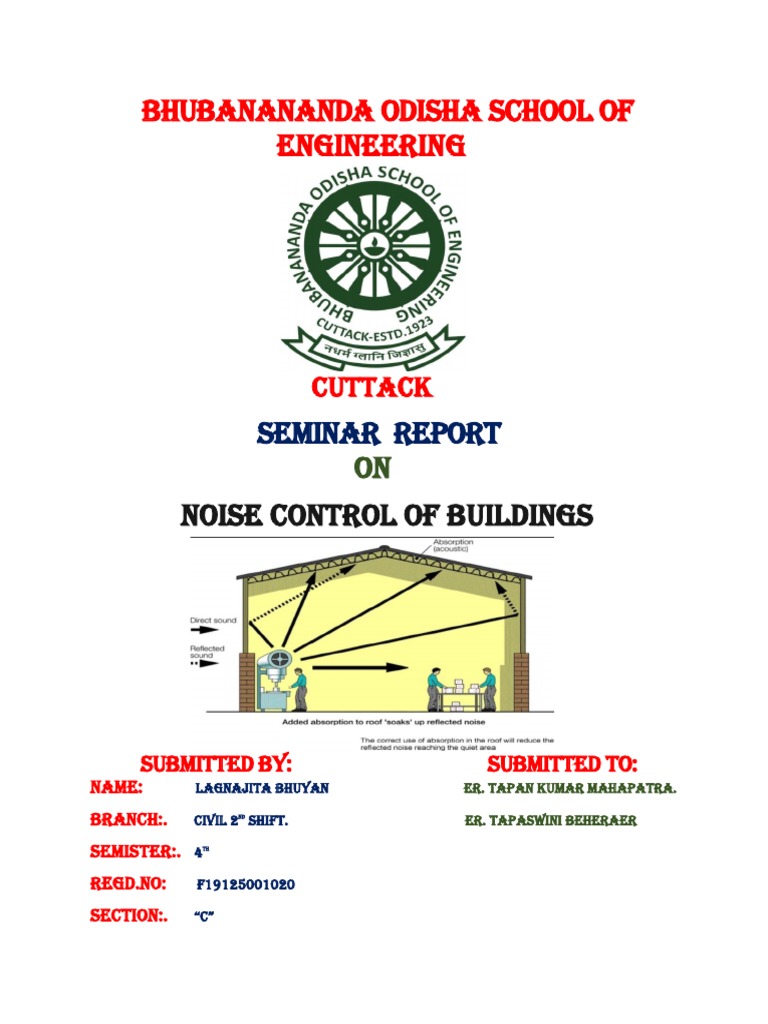 Noise Control of Building | PDF | Sound | Wall
