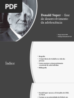 Teoria de Carreira de Donald Super | PDF | Psicologia | Sociologia