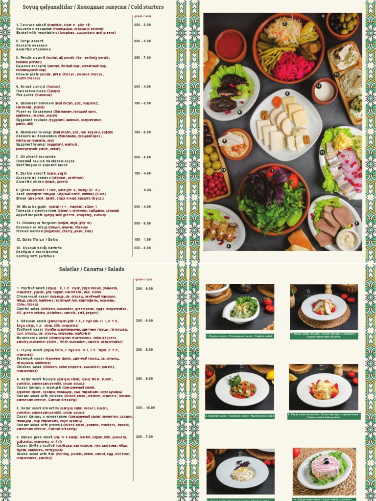 Dolma Restoran Menu | PDF