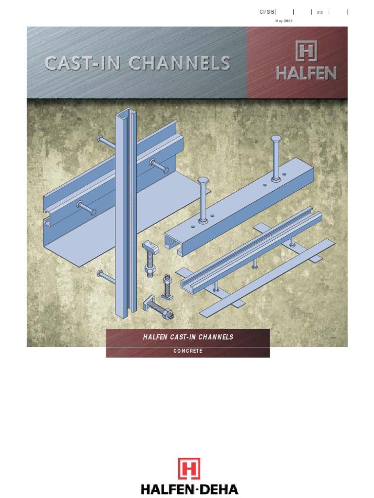 Halfen Castin Channel Fixings | Stainless Steel | Screw