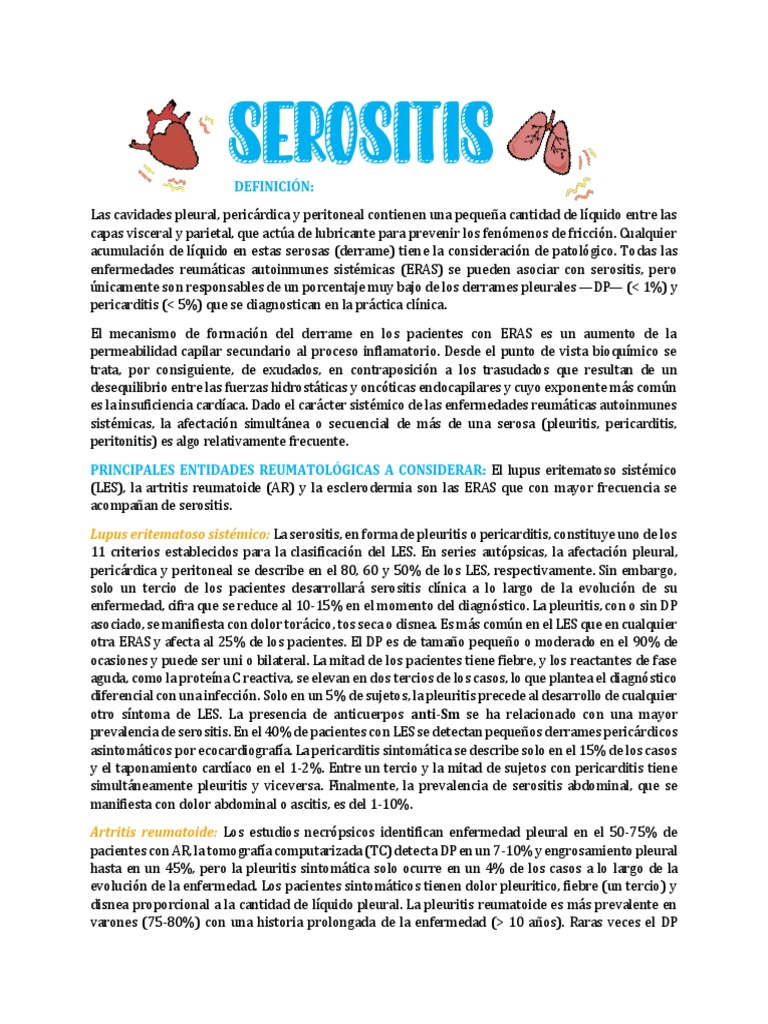 SEROSITIS | PDF | Ciencias de la Salud | Epidemiología