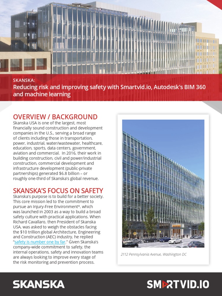 Case Study Skanska | PDF | Building Information Modeling | Machine Learning