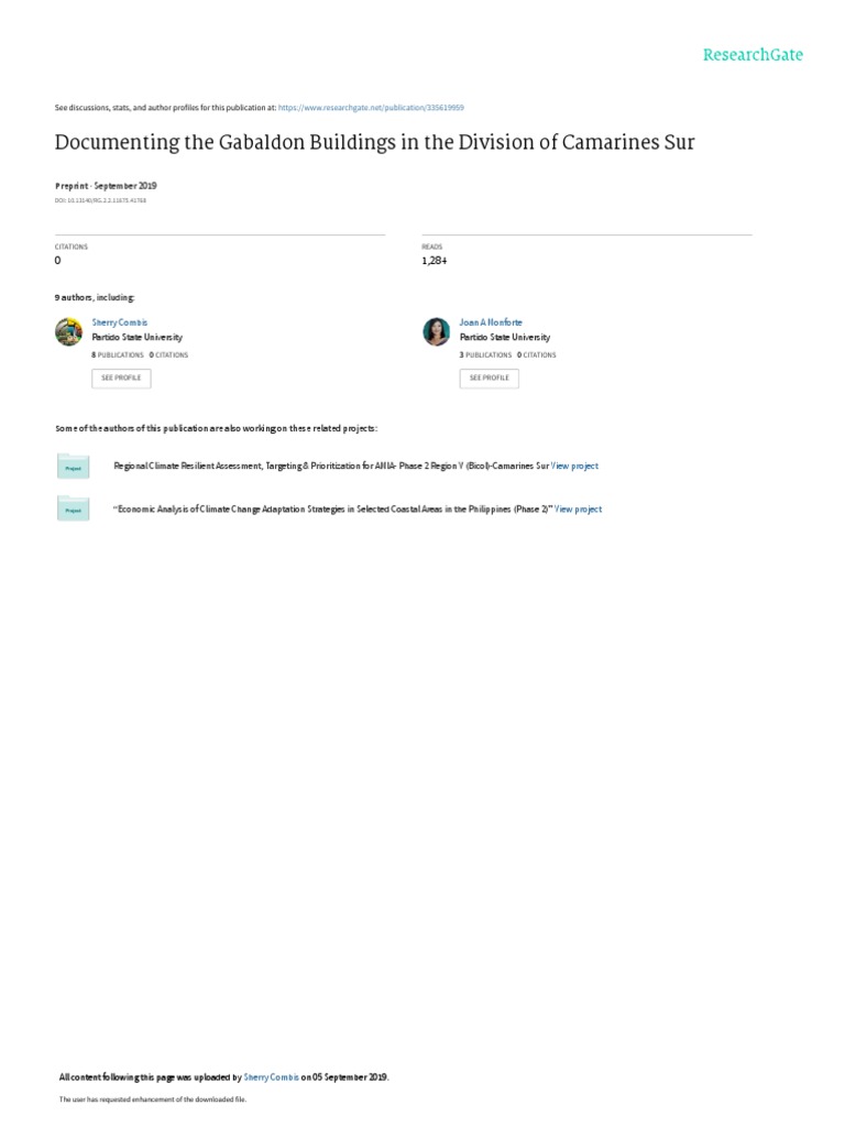 Gabaldon Buildings in Camarines Sur | PDF | Porch | Stairs