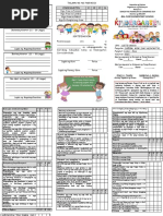ECCD Checklist KINDERGARTEN | PDF