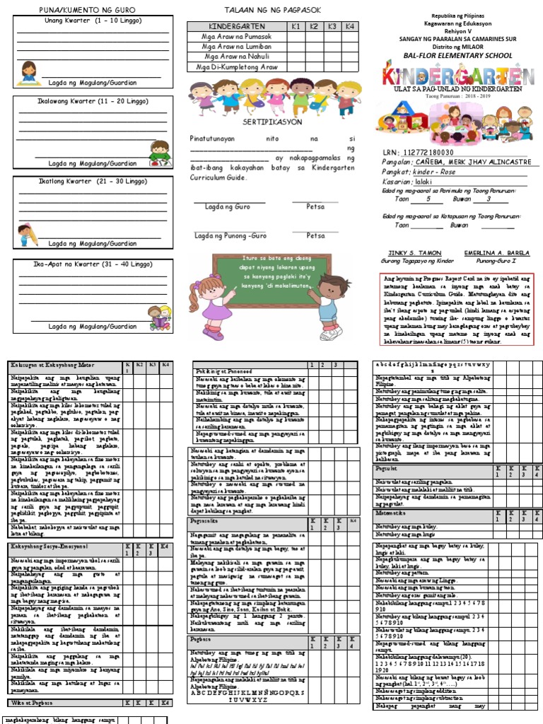 Progress Report Card | PDF