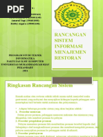 Contoh Dokumen SRS Aplikasi Restaurant | PDF