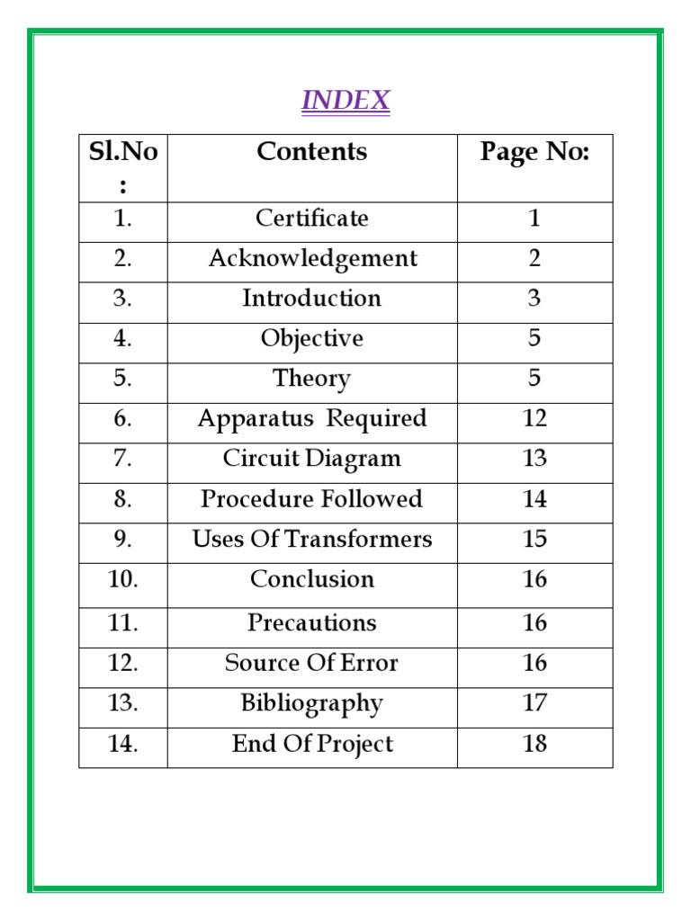 Physics Investigatory Project | PDF | Transformer | Inductor