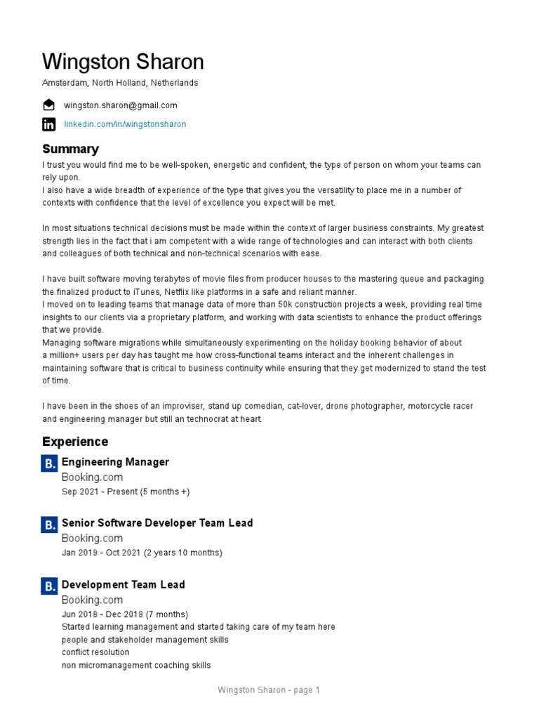 Resume Wingston Sharon | PDF | Application Software | Software