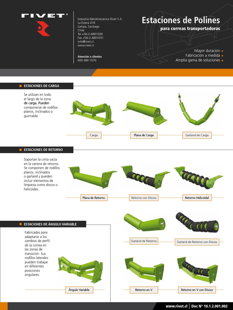 Rivet 2010 Estaciones de Polines | PDF | Bienes manufacturados ...