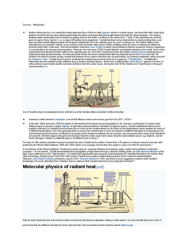 Molecular Physics of Radiant Heat: Source - Wikipedia | PDF