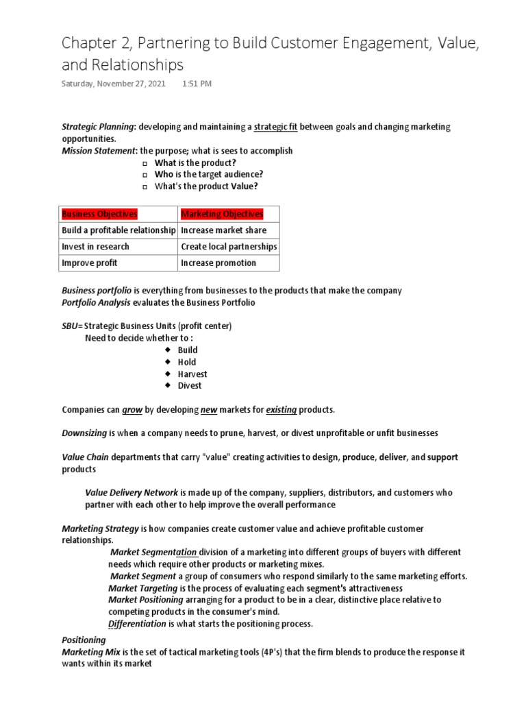 Chapter 2 Summary | PDF