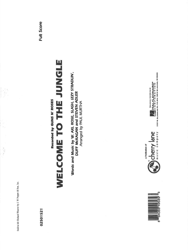 Welcome To The Jungle | PDF