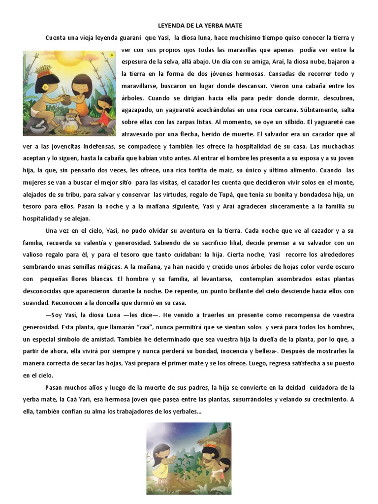 Leyenda de La Yerba Mate | PDF
