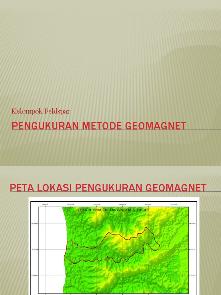 Pengukuran Metode Geomagnet - Feldspar Moh Yaser | PDF