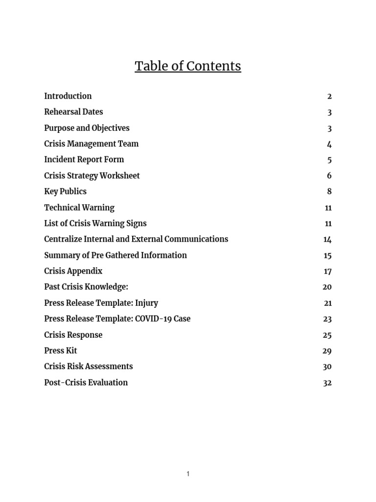 CMP Final Draft Fuel | PDF | Crisis Management | Facebook