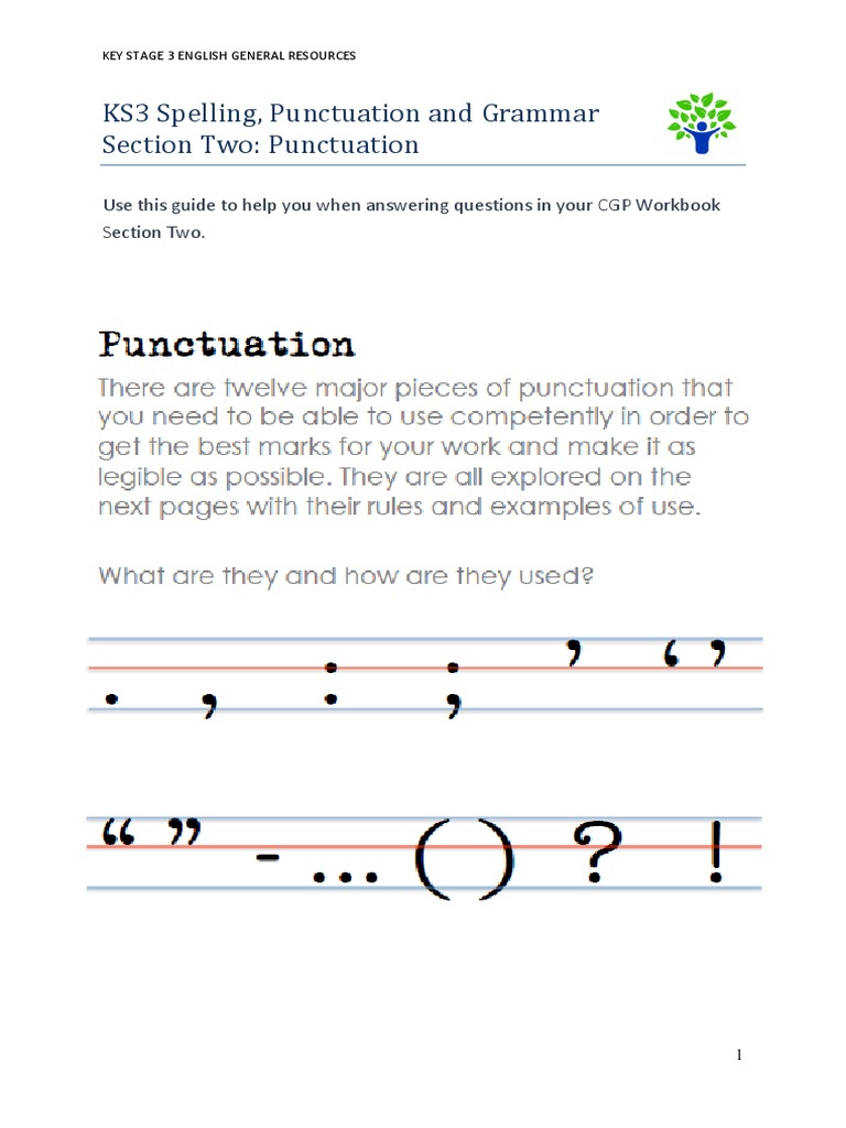 Guide Section 2 Punctuation | PDF | Ellipsis | Bracket