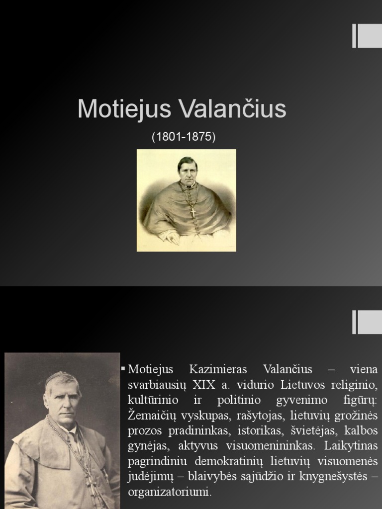 Motiejus Valančius | PDF