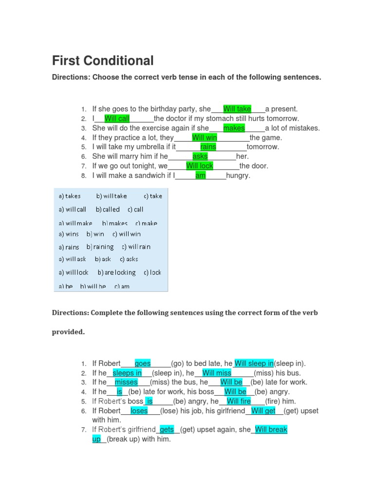 First Conditional | PDF