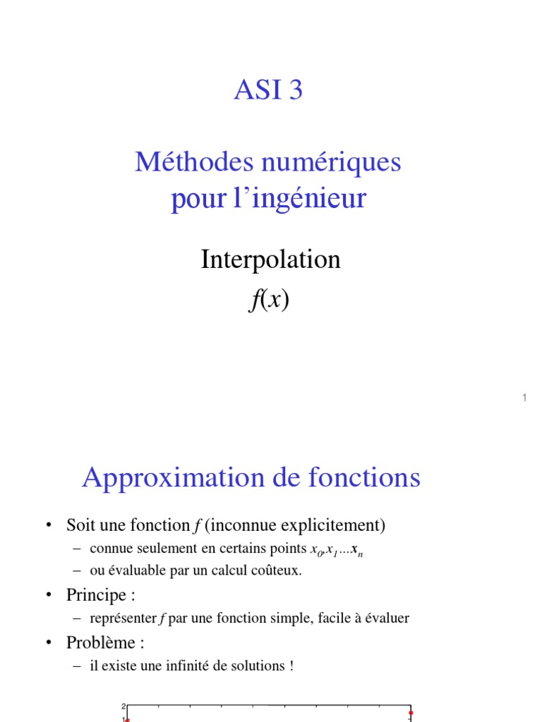 Interpolation Polynômiale | PDF | Polynôme | Interpolation