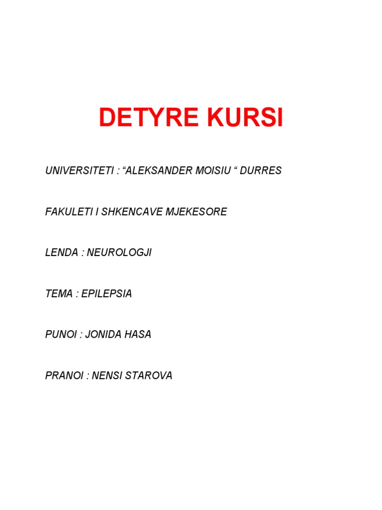 Detyre Kursi | PDF