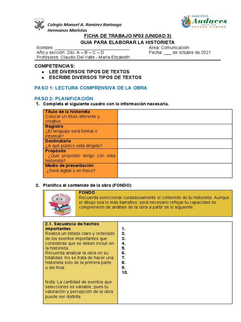 Guia para Elaborar La Historieta | PDF | Cómics | Cognición